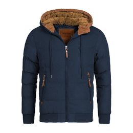 INDICODE Jeans Winter Jacket 'Adeline' male Blue size M
