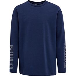 Hummel Shirt Jungen Gr&ouml;&szlig;e 104 navy / wei&szlig;