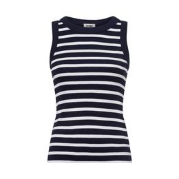 Drykorn Top ' Olina ' Damen Gr&ouml;&szlig;e S marine / wei&szlig;