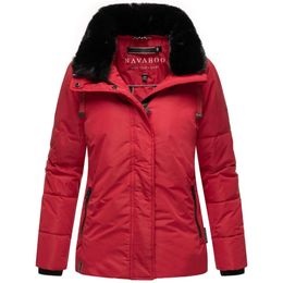 Navahoo Jacke 'Frostii XIV' Damen Gr&ouml;&szlig;e XXL rot / schwarz Winterjacke