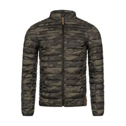 INDICODE JEANS Jacke 'Islington' Herren Gr&ouml;&szlig;e XXL khaki / oliv / tanne