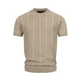 INDICODE JEANS T-Shirt 'Varson' Herren Gr&ouml;&szlig;e S beige
