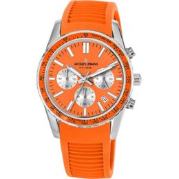 Jacques Lemans Chronograph 'Liverpool' Herren Gr&ouml;&szlig;e One Size orange