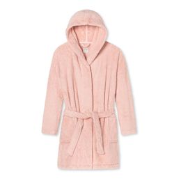 Schiesser Bademantel ' Teddy Fleece ' Damen Gr&ouml;&szlig;e XL ros&eacute;