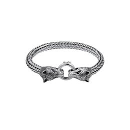 Kuzzoi Bracelet 'Wolf' male Silver size 23