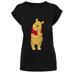 F4NT4STIC T-Shirt 'Disney Winnie The Pooh Classic' Damen Gr&ouml;&szlig;e XL safran / rot / schwarz