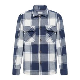 Mustang Hemd Herren Gr&ouml;&szlig;e 5XL blau / wei&szlig;