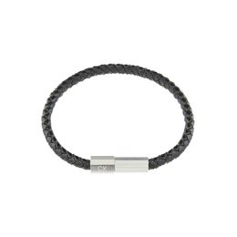 Calvin Klein Armband 'Industrial Facets' Herren Gr&ouml;&szlig;e One Size schwarz / silber
