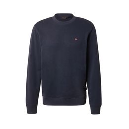 Napapijri Sweatshirt 'BALIS' male size XXXL marine blue / Red / White