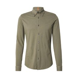 BOSS Button Up Shirt 'Myjersey_M' male Green size S