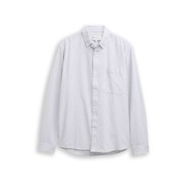 Tom Tailor Denim Button Up Shirt male size S Light grey / Black