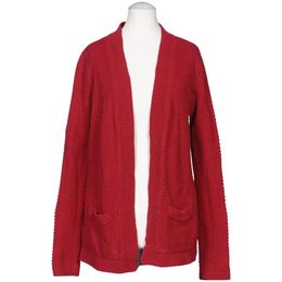LANDS' END Lands&lsquo; End Strickjacke Damen Gr&ouml;&szlig;e XS Second Hand rot