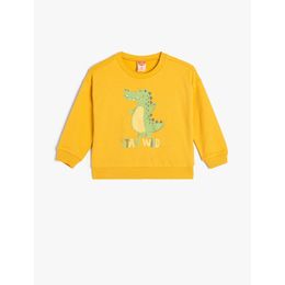 KOTON Sweatshirt boy Yellow size 98/104