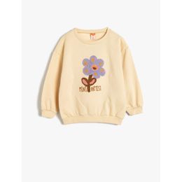 KOTON Sweatshirt girl Beige size 86/92