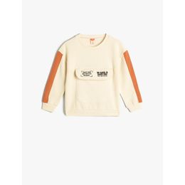 KOTON Sweatshirt boy Beige size 92/98
