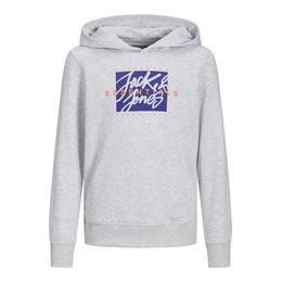 JACK & JONES MINI Sweatshirt 'JJColton' Jungen Gr&ouml;&szlig;e 110 blau / grau
