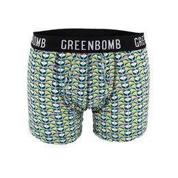 Greenbomb Boxer shorts male Green size S