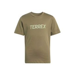 adidas terrex Funktionsshirt Jungen Gr&ouml;&szlig;e 170 hellbeige / khaki