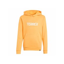 ADIDAS TERREX Athletic Sweatshirt 'Kids Multi Logo' boy size 176 Orange / White
