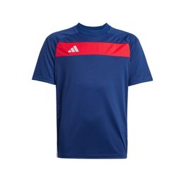 adidas Performance Funktionsshirt 'Tiro 25 Essentials' Jungen Gr&ouml;&szlig;e 116 navy / rot / wei&szlig;