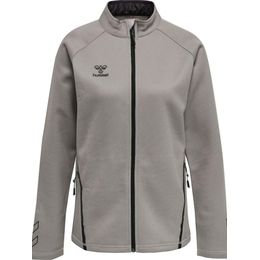 Hummel Athletic Zip-Up Hoodie 'Cima Xk' female Grey size XXL
