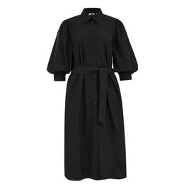 WE Fashion Kleid Damen Gr&ouml;&szlig;e 42 schwarz Sommerkleid