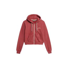 Superdry & Co Zip-Up Hoodie 'Essential' female Red size 44