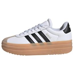 adidas Sportswear Sneakers 'VL Court Bold' boy size 36.5/37 Beige / Black / White