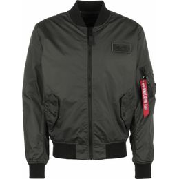Alpha Industries Jacke Herren Gr&ouml;&szlig;e M anthrazit / rot / schwarz / wei&szlig; Sommerjacke