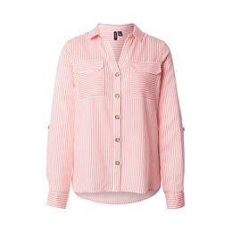V&eacute;ro Moda VERO MODA Blouse 'VMBumpy' female size XL Coral / White