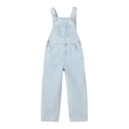 Mango Kids Latzjeans 'EMILLE' M&auml;dchen Gr&ouml;&szlig;e 104 hellblau