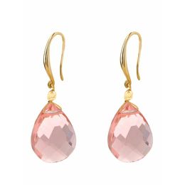Gemshine Ohrringe Damen Gr&ouml;&szlig;e One Size gold / rosa