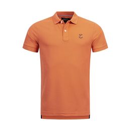 INDICODE JEANS Shirt ' Wadim ' Herren Gr&ouml;&szlig;e L orange / schwarz