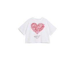 Desigual T-shirt 'Minime' M&auml;dchen Gr&ouml;&szlig;e 158/164 rot / schwarz / wei&szlig;