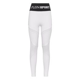 Plein Sport Leggings female White size 4XL