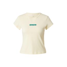 Calvin Klein Jeans T-Shirt Damen Gr&ouml;&szlig;e M wollwei&szlig;
