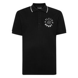 Plein Sport Poloshirt Herren Gr&ouml;&szlig;e M schwarz / wei&szlig;