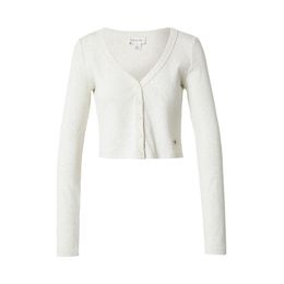 Calvin Klein Jeans Strickjacke Damen Gr&ouml;&szlig;e XS wei&szlig;meliert