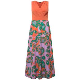 Ulla Popken Dress female Orange size 42-44