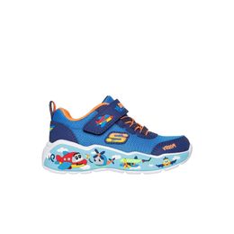 Skechers Sneaker 'Play Scene' Jungen Gr&ouml;&szlig;e 23 blau / dunkelblau / orange / rot