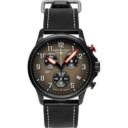 BAUHAUS Analog Watch male Brown, Black size One Size