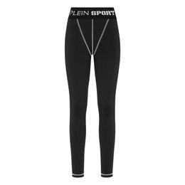 Plein Sport Leggings female Black size 5XL