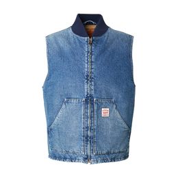 Levi's LEVI'S Vest 'Sansome Vest' male size L Navy / Blue denim / Red / White