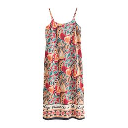 next Summer Dress female size 48 Petrol / Rusty red / Dark red / Black