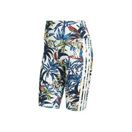 adidas Sportswear Sportshorts 'Adidas x Farm Rio' Damen Gr&ouml;&szlig;e XXL dunkelblau / gelb / grau / wei&szlig;