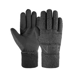 Bogner Full Finger Gloves 'Walker' male Grey size 10,5