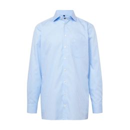 OLYMP Button Up Shirt 'Luxor' male size M Light blue / White