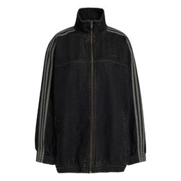 adidas originals Jacke 'Firebird Adilenium' Damen Gr&ouml;&szlig;e S grey denim / black denim Sommerjacke