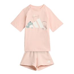 adidas Sportswear Trainingsanzug 'Tiro_Nster' Jungen Gr&ouml;&szlig;e 80 rosa / schwarz / wei&szlig;