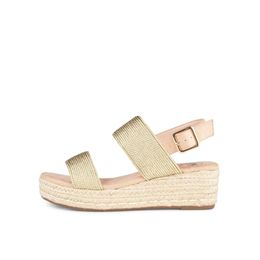 Posh By Poelman Strap Sandals 'Ceto' female Gold size 42